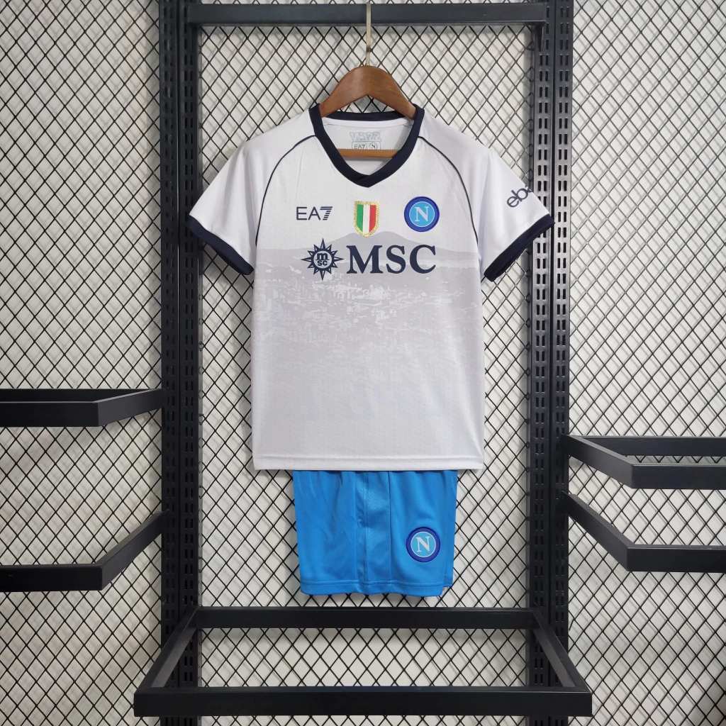 Kit de Uniforme Infantil do Napoli II 2023-2024 - GG SPORTS